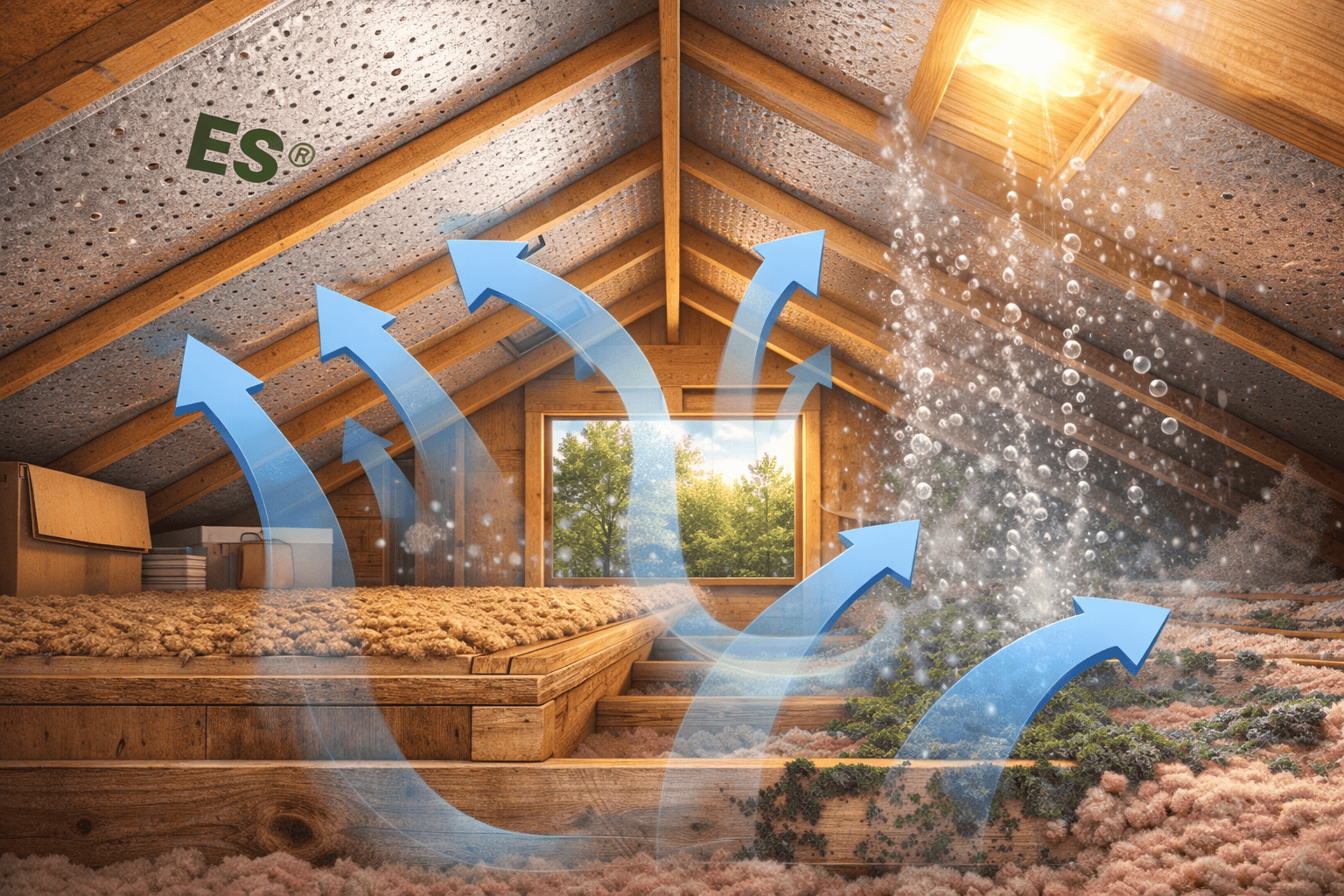 Radiant Barrier for Attic | Attic Foil Insulation | Energy Shield USA ...