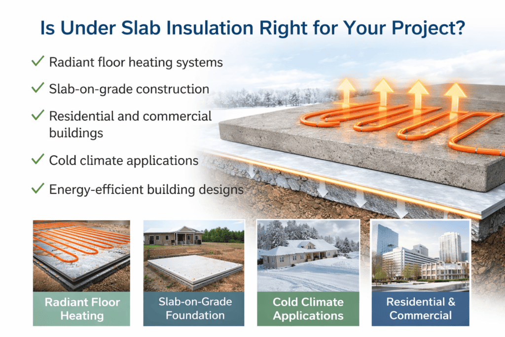 Under Slab Insulation for Concrete Slabs & Radiant Floors | Energy ...
