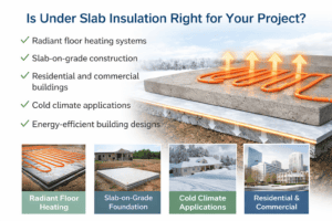 Under Slab Insulation for Concrete Slabs & Radiant Floors | Energy ...